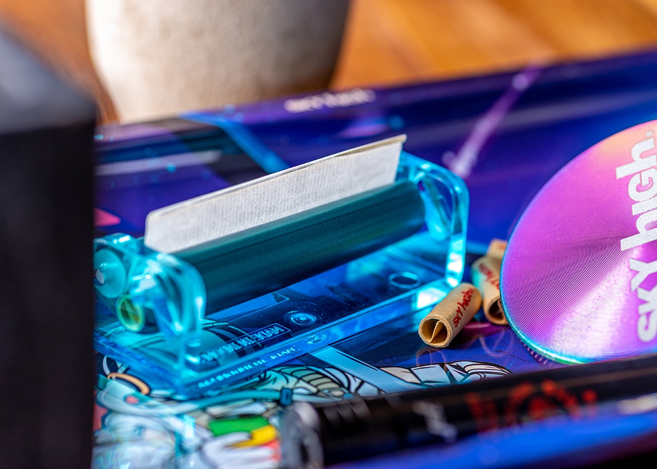 Bugler Single Wide Rolling Machine - 70mm - Smoke Cargo