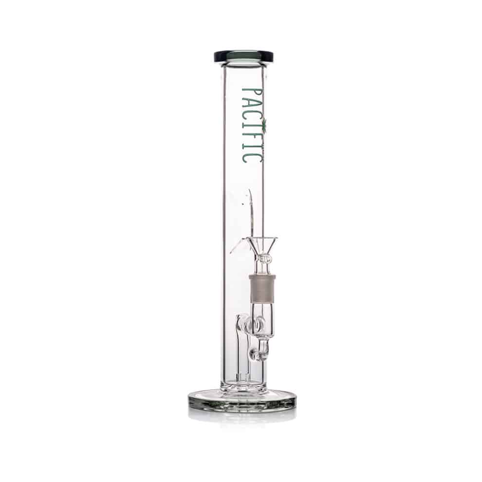 Pacific Glass 12" Straight Tube Bong with Ice Catcher - Smoke Cargo