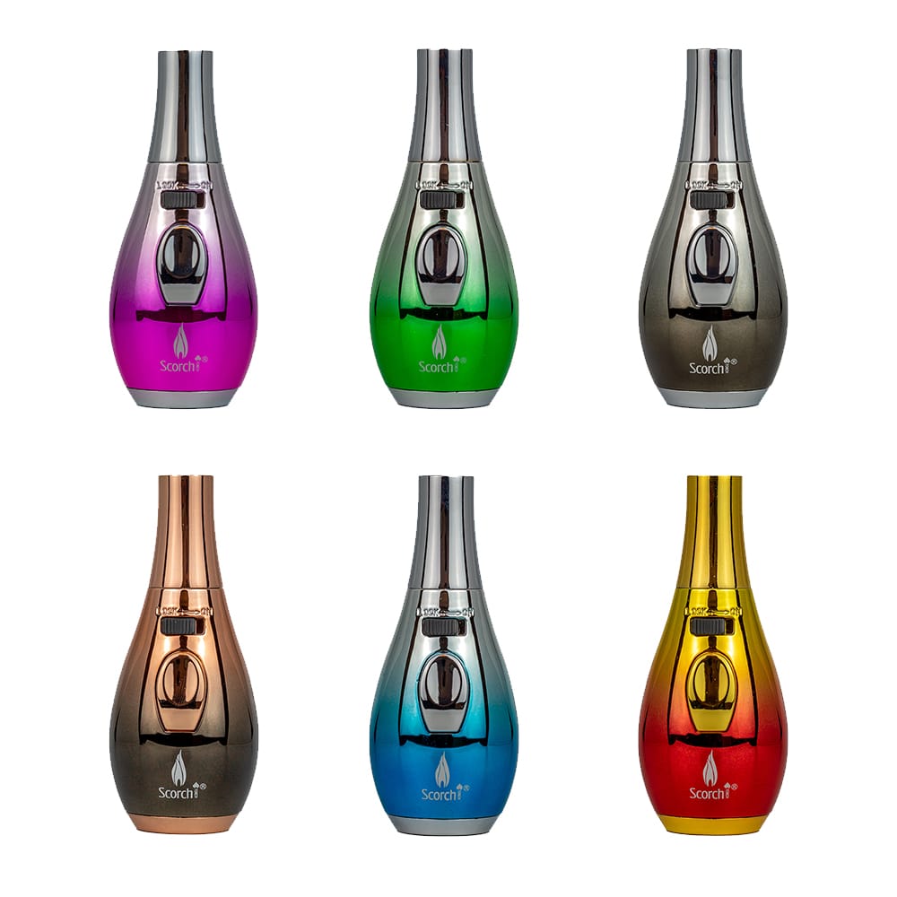 Scorch Torch Ombre Lamp - Single Jet Flame Lighter - Smoke Cargo Scorch Torch Ombre Lamp - Single Jet Flame Lighter - Smoke Cargo