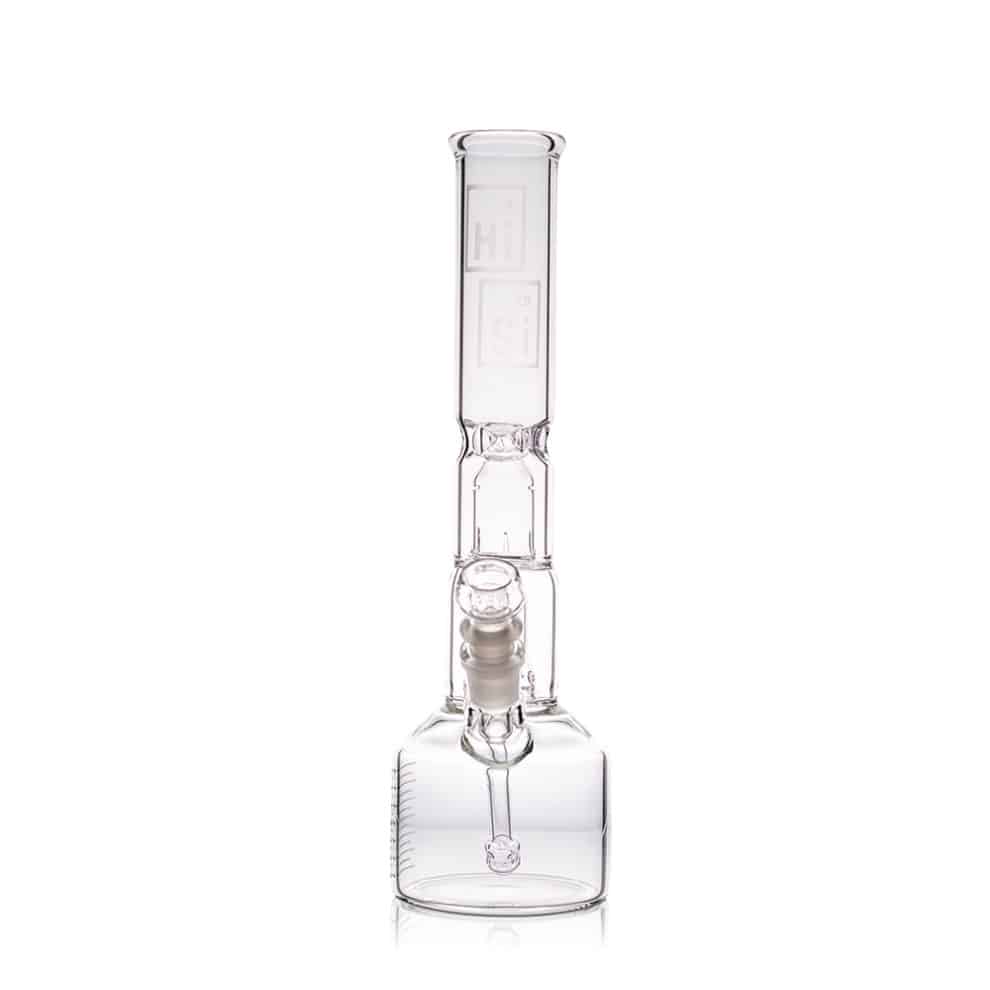 HiSi Glass 13" Bell Perc Beaker Bong - Smoke Cargo