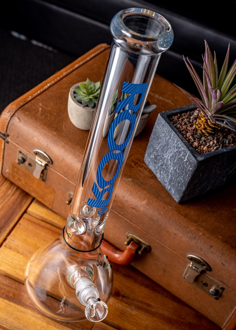 RooR 18" Straight Tube Bong - Green - Smoke Cargo